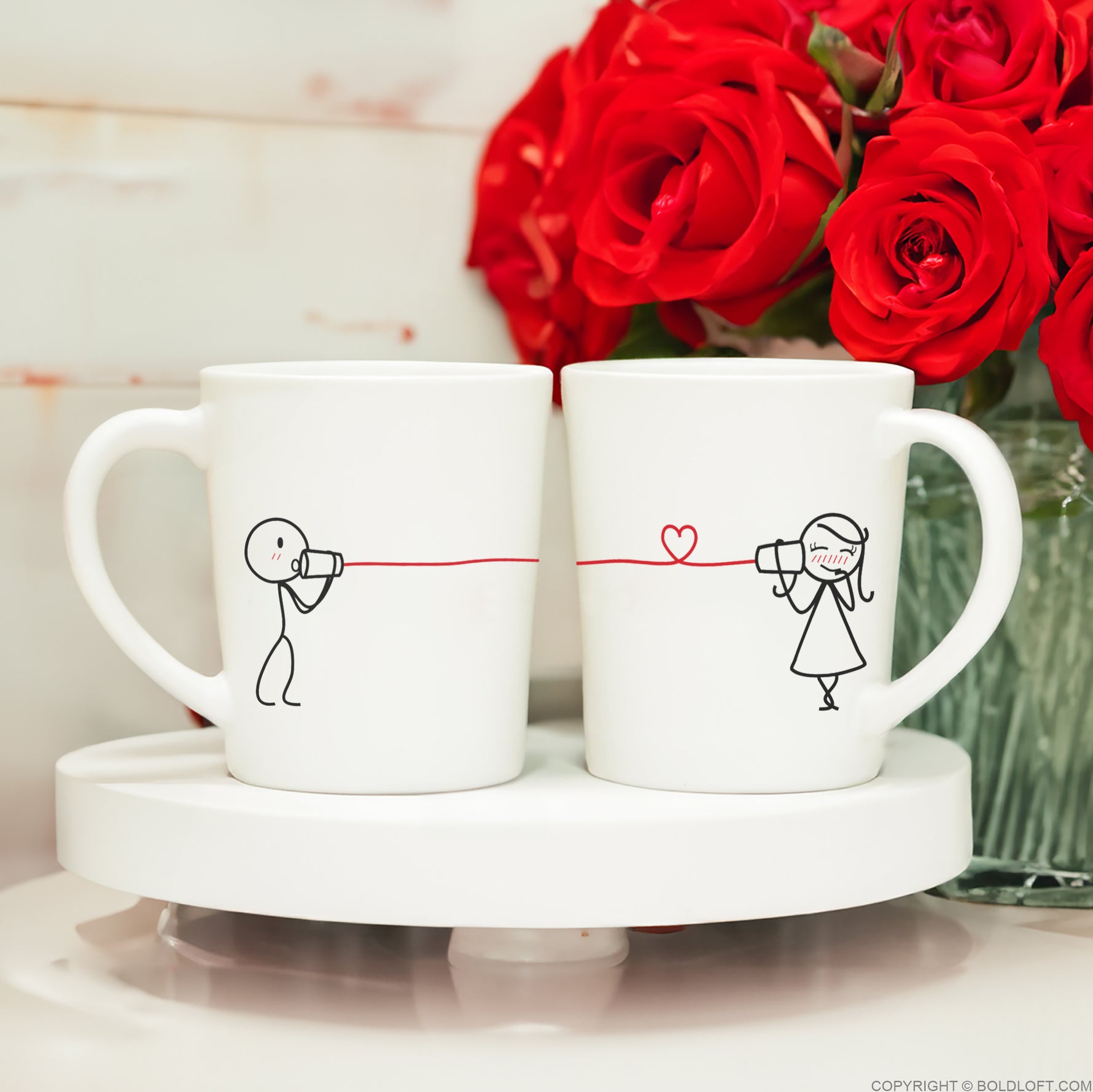 BoldLoft Say I Love You Couple Mugs-His Hers Mugs for Couples – BOLDLOFT