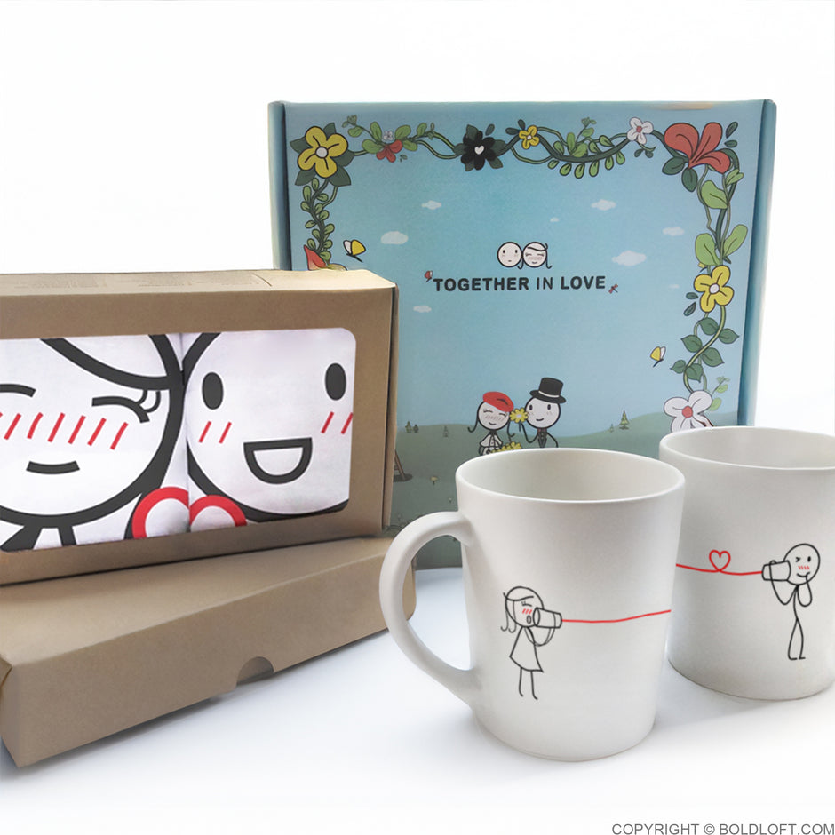 Unique Couple Gifts for Her-Couple Pillowcases, Mugs, Glasses-BoldLoft ...