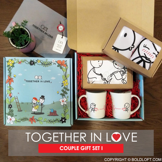 BoldLoft Together in Love™ Couple Gift Set I .Gifts for Couple,Couple ...