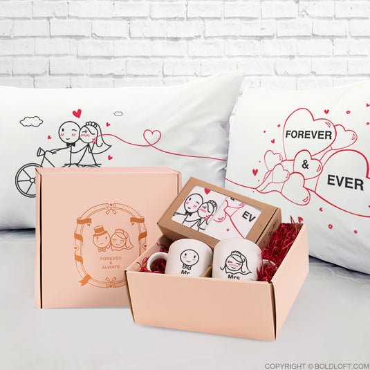BoldLoft Forever Ever Gifts for Newlyweds,Engagement Gifts for Couples ...